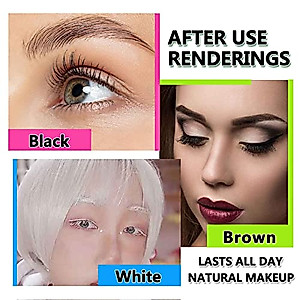 Brown Mascara Waterproof Fast Dry Eyelashes Eye Makeup Volumizing Lengthening Defining Curling Multiplying Buildable Formula