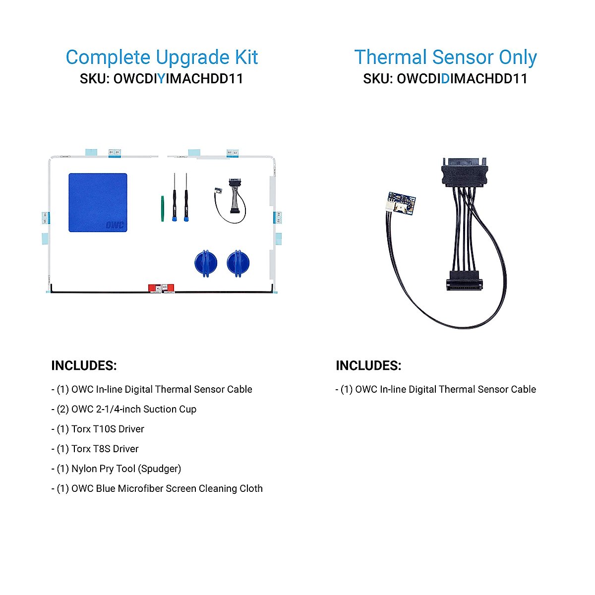 OWC in-Line Digital Thermal Sensor HDD Upgrade Cable for iMac 2011, (OWCDIDIMACHDD11)
