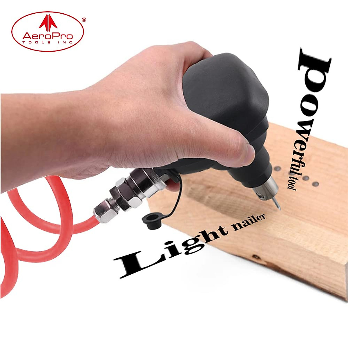 AEROPRO TOOLS Palm Nailer Pneumatic with Magnetic Tip, Joist Hanger Nail Gun, Metal Connector Nailer, Mini Air Palm Nailer, Pneumatic Nail Hammer, Power Framing Nailer for Joist Hangers, Tight Spaces