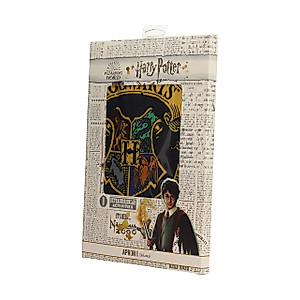 SD Toys Unisex Delantal Escudo Hogwarts Harry Potter Hogwarts Coat of Arms Harry Potter Black Apron, Único