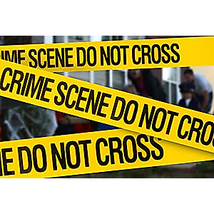 Crime Scene Do Not Cross Barricade Tape 3 X 100 • Bright Yellow with a Bold Black Print • 3 in. Wide for Maximum Readability • Tear Resistant