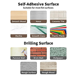 Paper Towel Holder Under Cabinet - Gold Paper Roll Holder Wall Mount, Stainless Steel, Self-Adhesive or Drilling, for Kitchen, Bathroom, RV