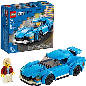 LEGO City Sports Car 60285 Building Kit; Playset for Kids, New 2021 (89 Pieces)