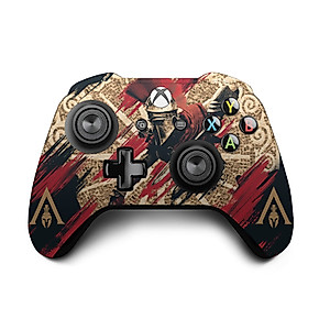 Head Case Designs Officially Licensed Assassin's Creed Alexios With Spear Odyssey Artwork Matte Vinyl Sticker Gaming Skin Case Cover Compatible With Xbox One S Console and Controller Bundle