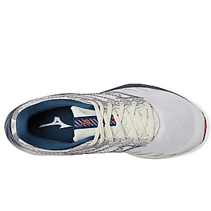 Mizuno Women's Wave Rider 26 | Neutral Running Shoe | Snow White/Silver | US 8