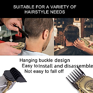 Colorski Clipper Guards Magnetic Comb Set for Andis Master Clippers - 10 Cutting Lengths from 1/16' to 1' - Suitable for MBA, MC-2, ML, PM-1 and PM-4 - 10 Pack