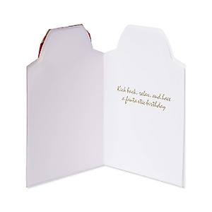 Papyrus Birthday Card for Him (Kick Back)