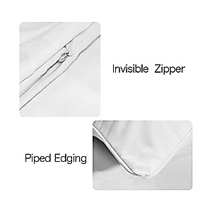 BEDMUST 3 PCS White Cat Blanket with 2 Pillow Covers Painting Pet Cat Pattern Throw Blanket Soft Warm Cozy Fuzzy Kitty Throw Blanket 50x60 Inches & 2 Cushion Covers