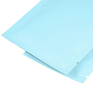 QQ Studio Matte Blue SlickSeal™ Open Top Pouches for Beauty Samples and Products (200, 5x8cm (2x3"))