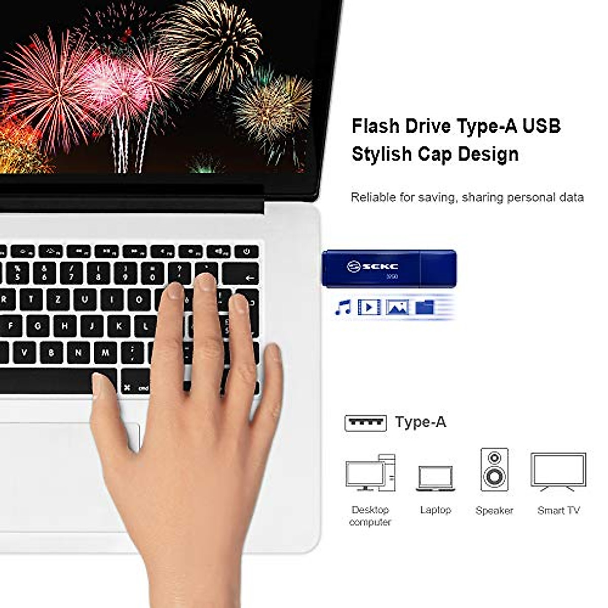 SEKC 32GB 2Pack USB 2.0 Flash Drive - SEU2252P32G