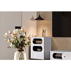 Dimoon Wallpaper 17.7’’ x 78.7’’ White Thicken Contact Paper Milky Grasscloth Removable White Peel and Stick Wallpaper Texture Film Self Adhesive Decorative Shelf Drawer Liner Roll