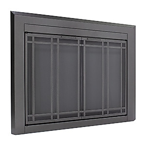 Pleasant Hearth Ellis Collection Fireplace Glass Door
