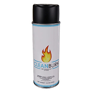 CleanBurn High Heat Stove Paint - Ideal for Stoves, High Temp Black Spray Paint with Flat Finish