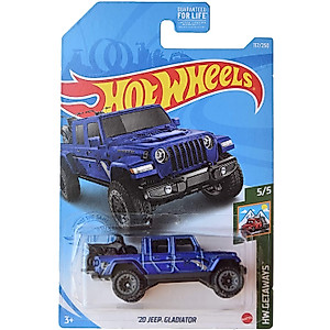 Hot Wheels '20 Jeeps Gladiator, [Blue] 117/250 Getaways 5/5