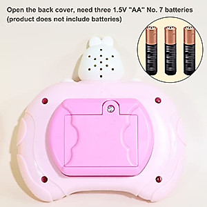 AIPINQI Pop It Game Light Up Fidget Toy, Quick Push Game Console, Whack a Mole Game, Decompression Breakthrough Puzzle Pop Game Machine, Multiple Game Modes Toy for 3+ Years