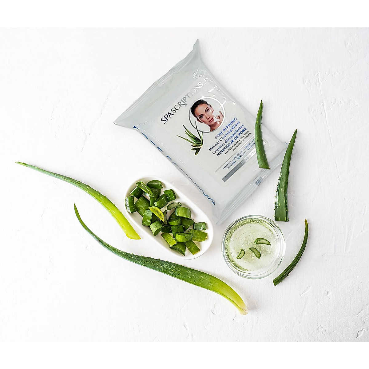 SpaScriptions Makeup Cleansing Wipes 30 CT, Variety 4 pack, 120 Count Total