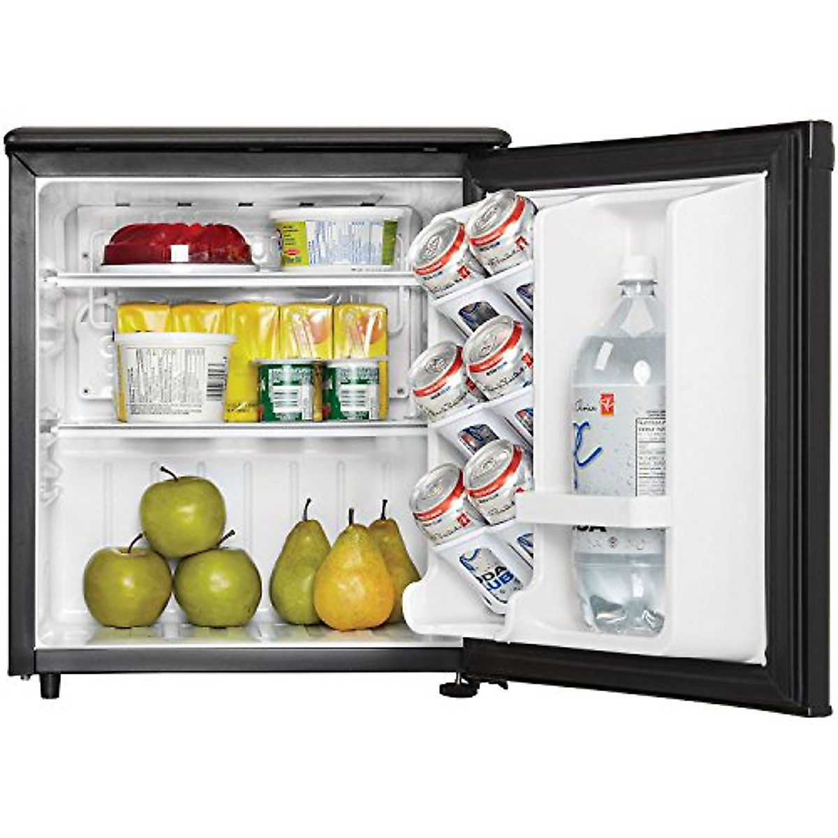 Danby Designer 1.7 cu. ft. Compact Refrigerator (DAR017A2BDD), Black