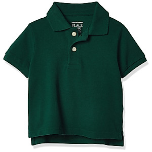 The Children's Place Baby Boys Short Sleeve Uniform Polo Shirt, Spruceshad, 5T US