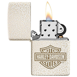 Zippo Harley-Davidson Logo Mercury Glass Pocket Lighter