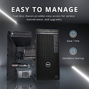 Dell OptiPlex 3000 Full Size Tower Business Desktop, Intel Core i5-12500 Processor, 64GB DDR4 RAM, 4TB PCIe SSD, DVDRW, Ethernet, WiFi Adapter, KB& Mouse, Windows 11 Pro, Black