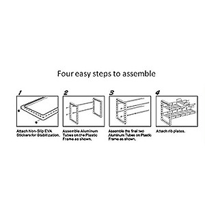 Our under sink storage shelf creates organization space, can custom fit both height and width, goes around pipes, and gets you organized