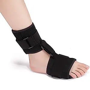 Foot Drop Brace, Adjustable Fasciitis Night Splints, Foot Drop Orthosis Ankle Corrector Brace Support Protection Correction Splint Right Or Left Drop Foot Brace Plantar Fasciitis Splint