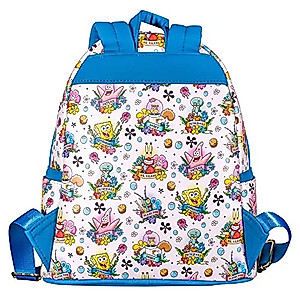 Loungefly Spongebob Tattoo AOP Mini Backpack Nickelodeon