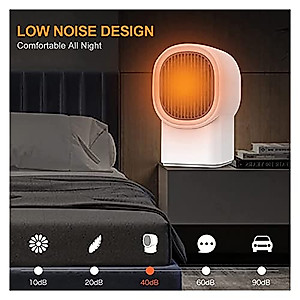 Outdoor Garden Heater Electric Portable Mini Fast Heating Room Small Ceramic Heater Patio Heater