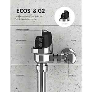 Sloan G2 EBV-129-A-U Urinal Electronic Control Module 0.5 GPF, 1.0 GPF - Compatible with Sloan Optima G2 & ECOS Sensor Urinal Flushometers | Uses 4 AA Batteries, 3325451