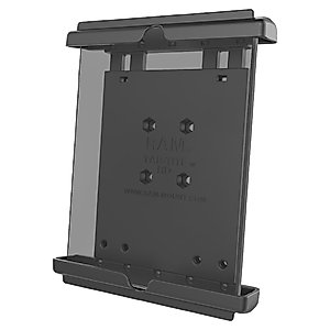 RAM Mounts Tab-Tite Universal Spring Loaded Holder for 8" Tablets with Case RAM-HOL-TAB12U Compatible with RAM B 1" and C 1.5" Size Round Ball Bases