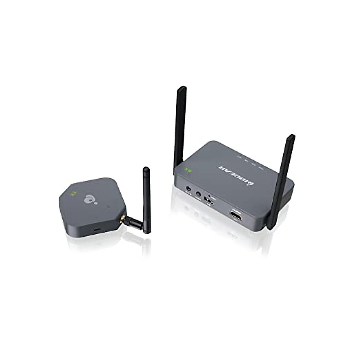 IOGEAR HDMI Wireless Video 4K HD TV Connection Kit - 4K@30Hz - Wireless 2.4/5GHz w/WPA-2 Encryption - Up to 100Ft - Mirror or Extend Mode - Win Mac OS iOS Android Chrome - GWKIT4K