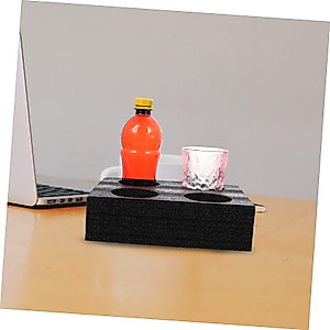 SOLUSTRE 2Pcs Cola Milk Tea Cup Saucer Foam Takeout Drink Carrier Drink Carrier Holder Tea Bottle Holders to Holder for car Takeout 4-Cup Tray Water Cup Milk Tea Bottle Pearl Cotton