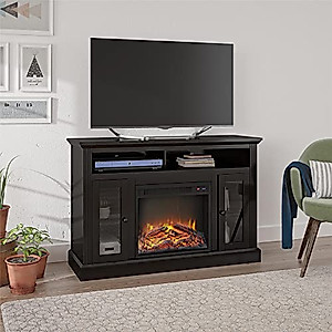 Ameriwood Home Chicago Electric Fireplace TV Console for TVs up to a 50", Espresso