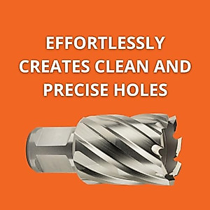 Jancy Slugger by Fein - HSS Annular Cutter with Premium M2 High Speed Steel - 3/4" Straight Shank, 1" Depth, 1" Diameter - 63134254041