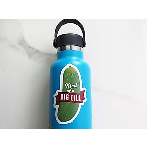 Kind of a Big Dill Pickle Sticker, Funny Stickers for Hydroflask, Pickleball Funny Quote Decals for Laptop, Kind of a Big Deal Meme Stickers