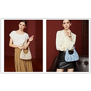 CYHTWSDJ fashionable for Women cute Hobo Tote handbag mini clutch with zipper (Green)