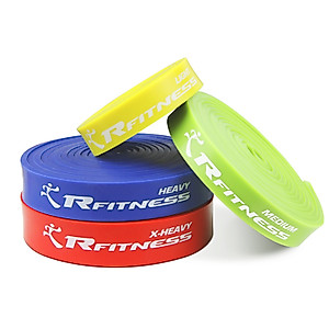 Furinno RFitness Professional 41-Inch Long Loop Stretch Latex Exercise Band, Medium (Green)