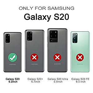 WeLoveCase Galaxy S20 Case, S20 5G Cover 3 in 1 Full Body Heavy Duty Protection Hybrid Shockproof TPU Bumper Three Layer Protective Case for Samsung Galaxy S20 5G 6.2 Dark Purple