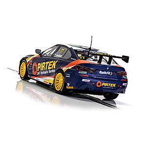 Scalextric BMW 330I M-Sport BTCC Pirtek 1:32 Slot Race Car C4194, Blue & Yellow