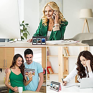 Instax Mini Photo Album for Fujifilm Instax Mini 11 12 9 40 Evo Liplay 8 7+ Instant Camera, 96 Pockets Desk Calendar Polaroid Photo Albums for Polaroid Kodak Zink 2x3" Film & Kpop Photo Card (Pink)