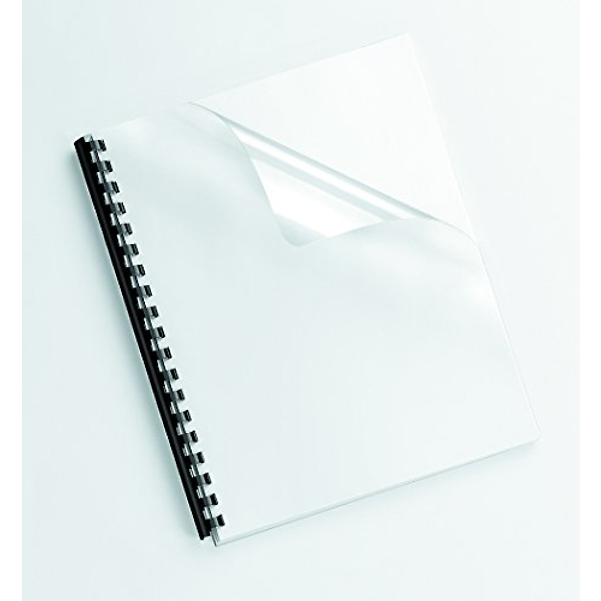 Fellowes Crystals Clear PVC Binding Covers, 8mil Letter, 200 Pack (5204303)