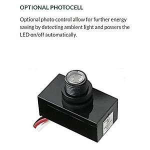 Light in Depot Photocell Dusk to Dawn 60w LED Wall Pack Area Light 5000K Daylight 6750Lm, AC120-277V Outdoor Security Lighting, Waterproof IP65, TUV/DLC Listed (60w, 4 Pack)