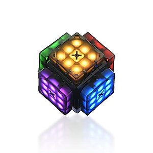 eX-Mars AI Robot Cube & Smart Cube, Self Scrambling STEM Cube with 10 Puzzle Types | Self Solving Speed Cube, Plays Music | Unique Stem Toys for Boys & Girls | Fidget Toys for Adults Anxiety