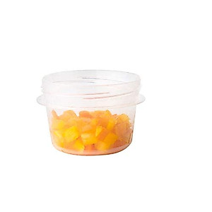 HomeyGear 6-Pack Twist Top Food Storage Containers | Leak-Proof, Airtight Storage Canisters with Screw & Seal Lids | BPA-Free, Stackable, Reusable Kitchen Essentials, Snack | 4-Ounce