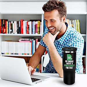 thmasamwr 30oz Excel Tumbler, Spreadsheet Coffee Mug, Relax I Have A Spreadsheet For That Mug for Accountant, CPA, Coworker, Funny Spreadsheet Excel Gifts for Men Women