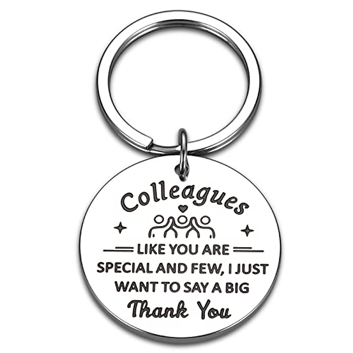 Coworker Colleagues Christmas Gifts for Her Him Women Men Keychains Thank You Coworker Birthday Valentines Office Gift for Female Male Employee Appreciation Retirement Gift for Promotion Leaving Away
