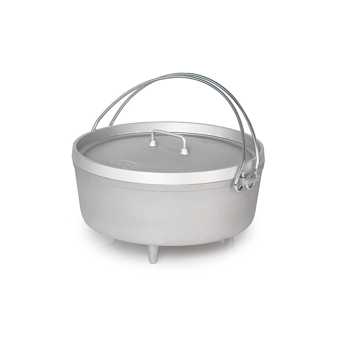 GSI Outdoors Aluminum 12' Dutch Oven | Dutch Oven with Fixed Legs for Camping, Cabin and Home Kitchen