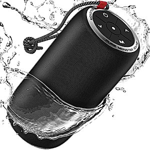 Monster S310 Bluetooth Speaker, Portable Bluetooth Speaker, 30W True Wireless Stereo Pairing Deliver Dynamic Sound, Waterproof Speaker, Bluetooth 5.2 Built-in Mic, 24H, for Family Outdoor
