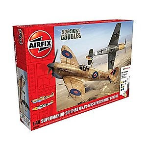 Airfix 1:48 Supermarine Spitfire Mk.Vb/Messerschmitt Bf109E Gift Set ()