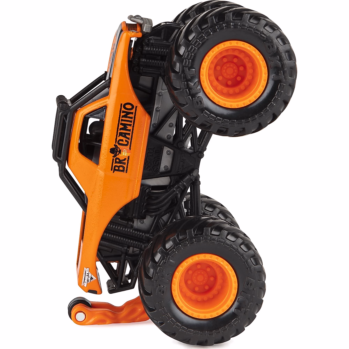 Monster Jam 2021 Spin Master 1:64 Diecast Monster Truck with Wheelie Bar: Arena Favorites Brocamino